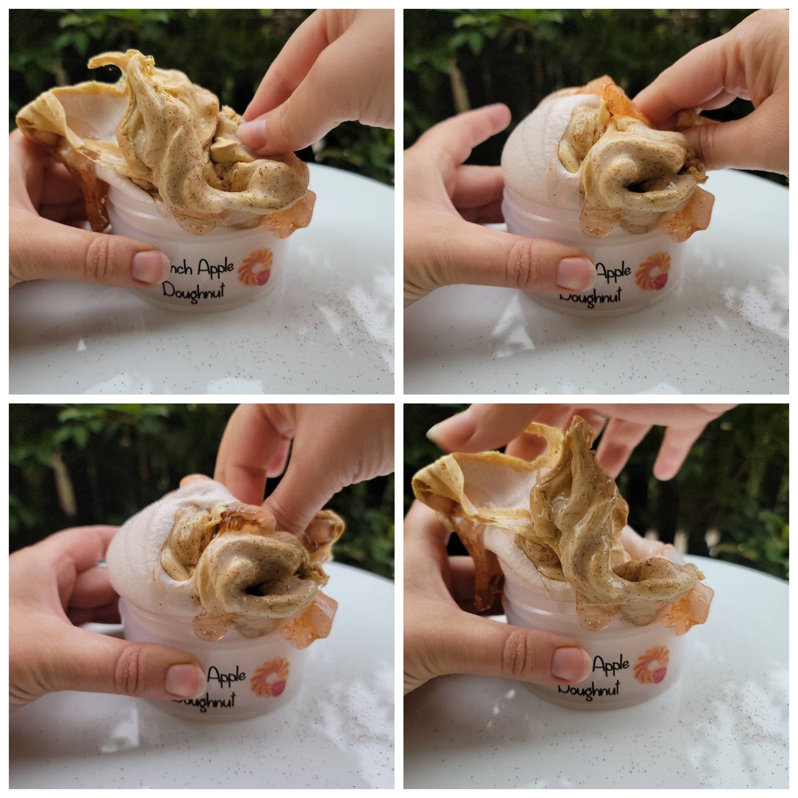 Apple Doughnut DIY Slime Snow Butter Slime Apple Slime - Etsy