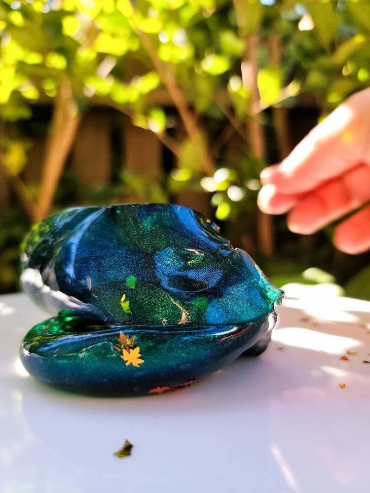 Jade Forest Chromatic Slime Metallic Slime Fall Slime - Etsy