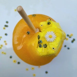 DIY Honey Pot Slime, 12oz Bee Slime, Honeybee Slime, Super Inflating ...