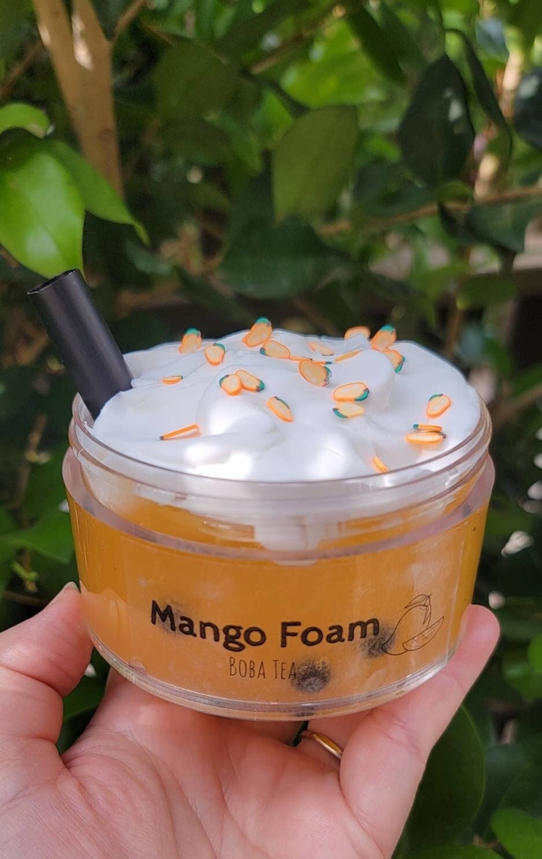 Mango Foam, DIY Jelly Slime, Jelly Cube Slime, Inflating Slime, Boba ...