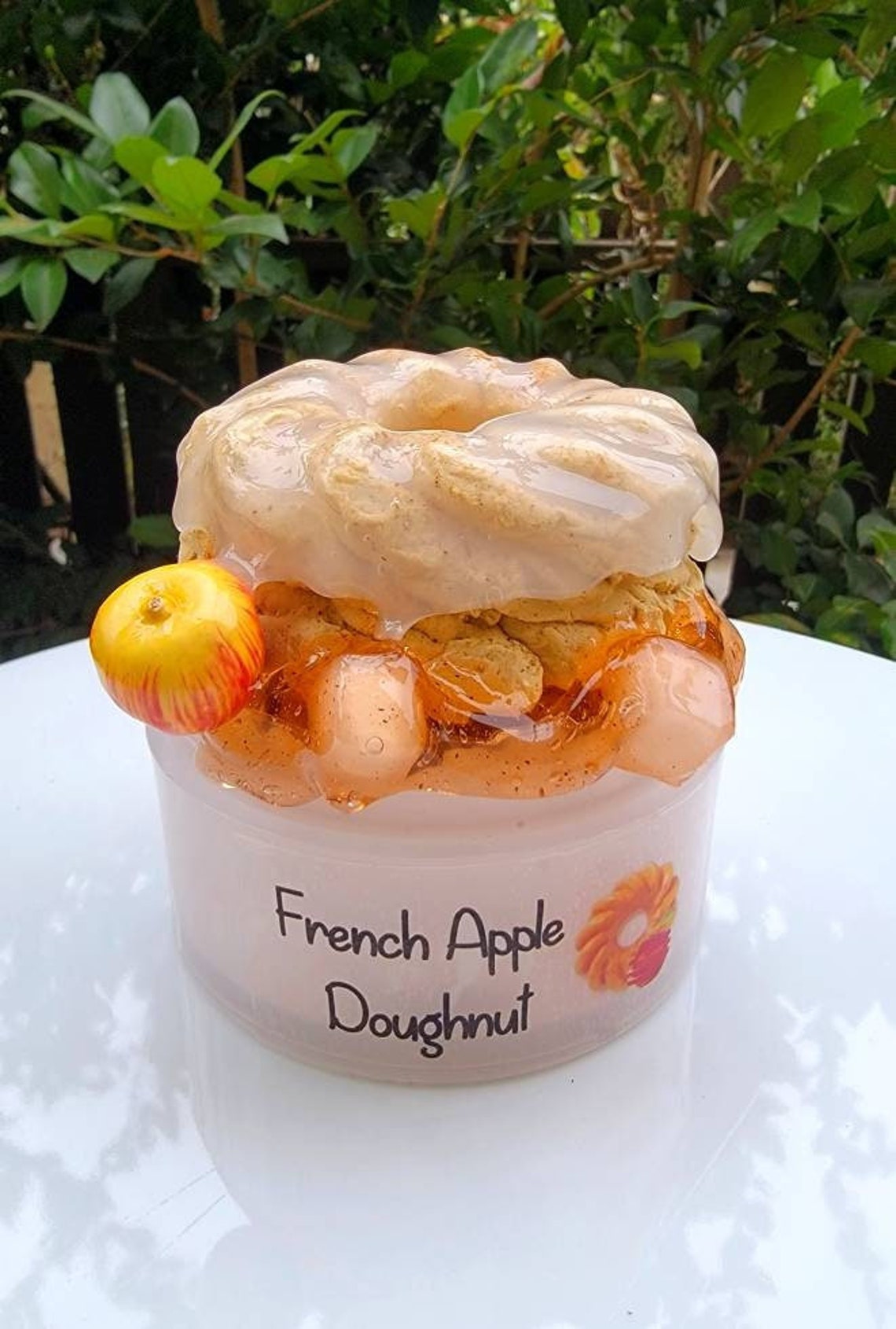 Apple Doughnut DIY Slime Snow Butter Slime Apple Slime - Etsy