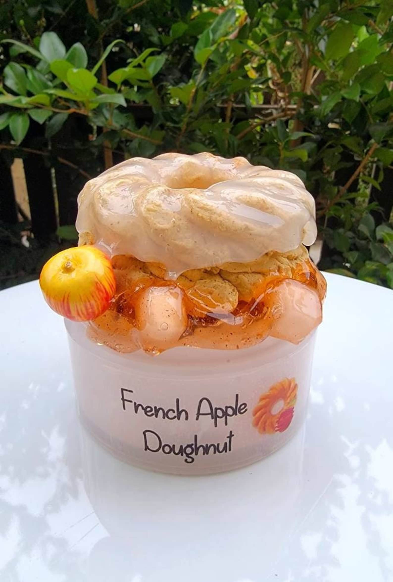Apple Doughnut DIY Slime Snow Butter Slime Apple Slime - Etsy