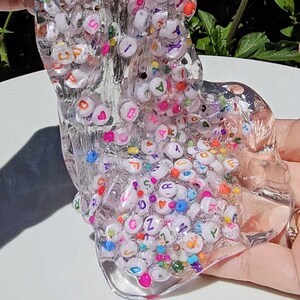 Friendship Bracelet, Beaded Slime, Clear Slime, Gifts for Kids, - Etsy