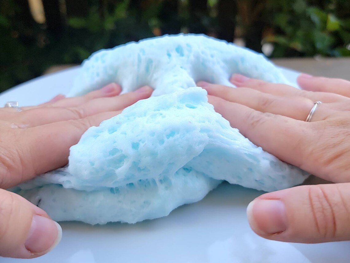 Frozen Flurry Icee Slime Cloud Slime Bingsu Slime Winter - Etsy