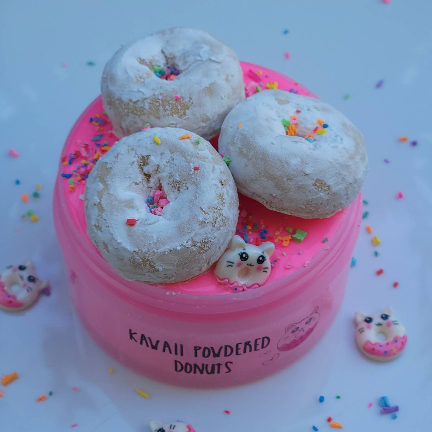 Kawaii Donuts DIY Slime Thick Glossy Slime Clay Slime - Etsy