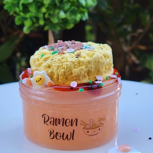 Ramen Bowl, DIY Slime, Ramen Slime, Jelly Slime, Jelly Creme Slime ...