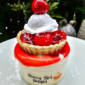 Cherry Tart, DIY Slime Kit, Thick Glossy Slime, Clay Slime, Cherry ...