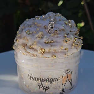 Champagne Pop, Bingsu Slime, Celebration Slime, Clear Slime, Gifts ...