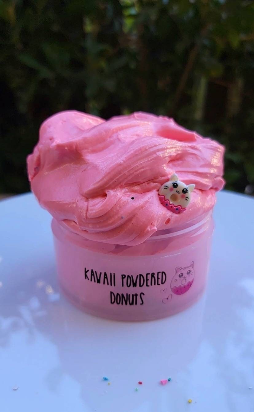 Kawaii Donuts DIY Slime Thick Glossy Slime Clay Slime - Etsy