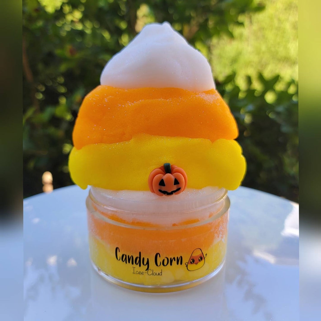 Candy Corn, Cloud Icee Slime, Cloud Slime, Fluffy Icee Slime, Slime for ...