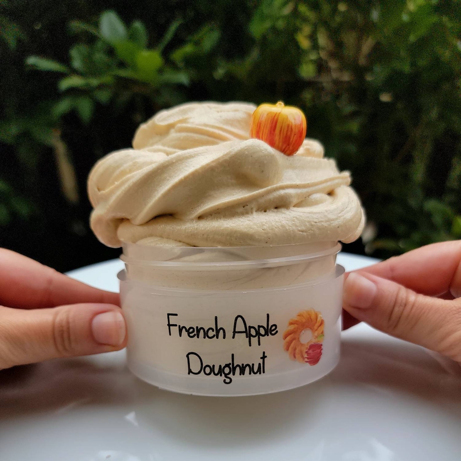 Apple Doughnut DIY Slime Snow Butter Slime Apple Slime - Etsy