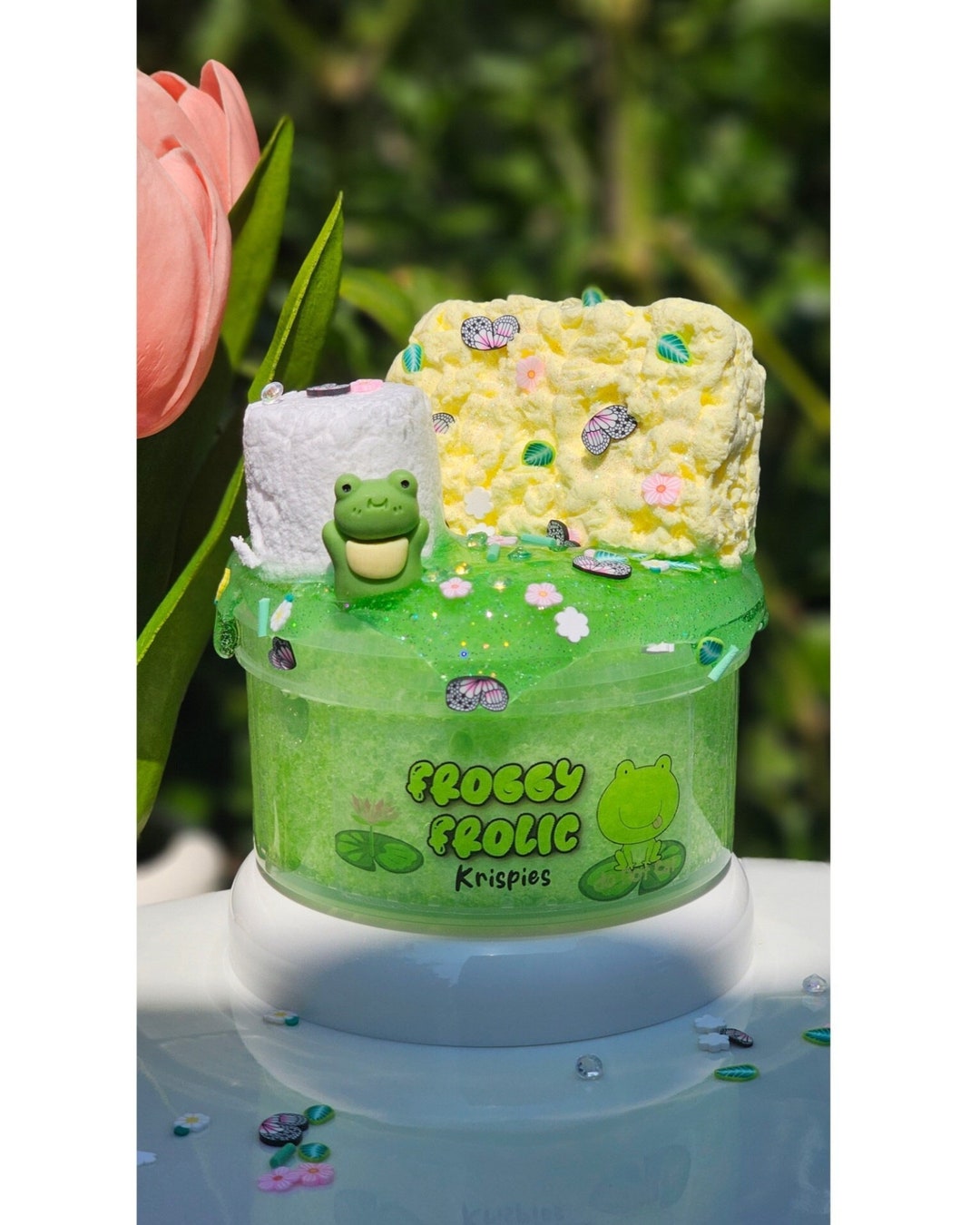 Froggy Frolic, DIY Slime, Snow Fizz Slime, Rice Krispies Slime, Gifts ...