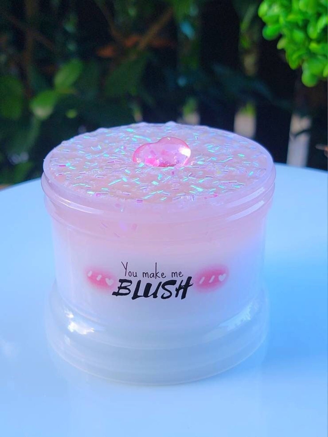Blush, Icee Slime, Bingsu Bead Slime, Inflating Slime, Valentines Slime ...