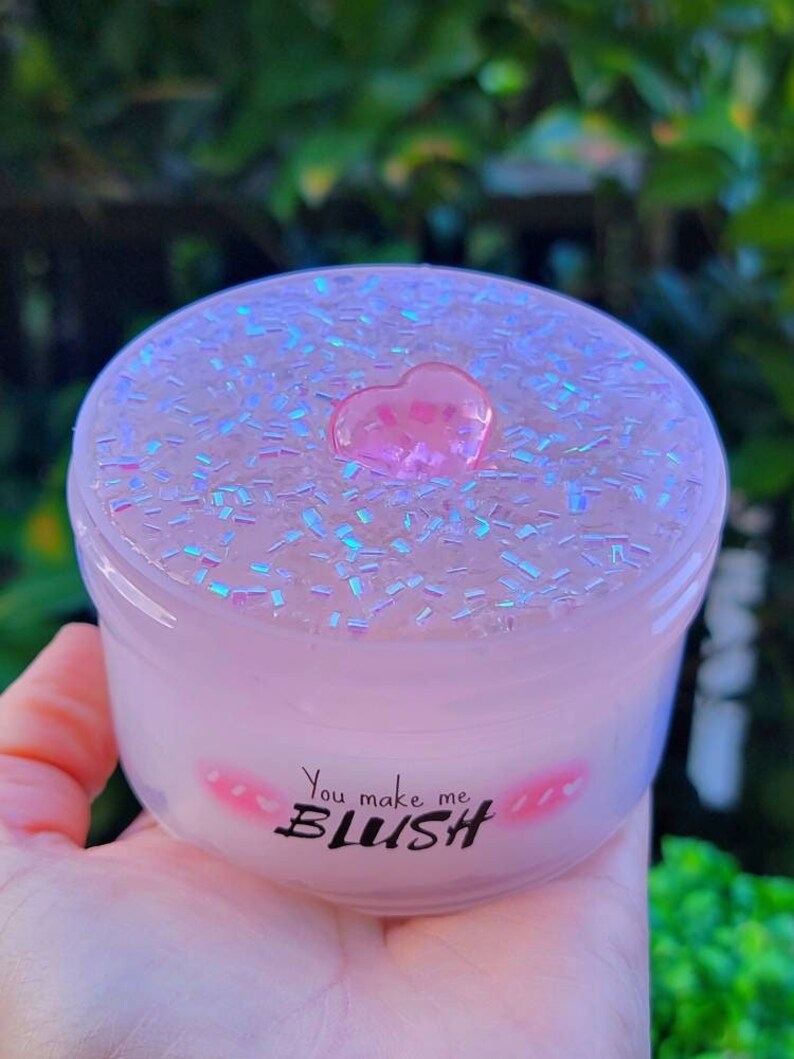Blush Icee Slime Bingsu Bead Slime Inflating Slime - Etsy