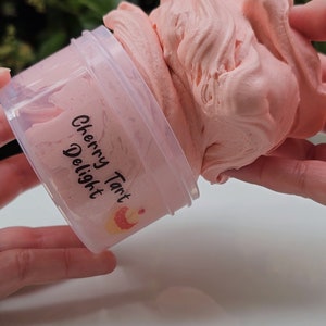 Cherry Tart, DIY Slime Kit, Thick Glossy Slime, Clay Slime, Cherry ...