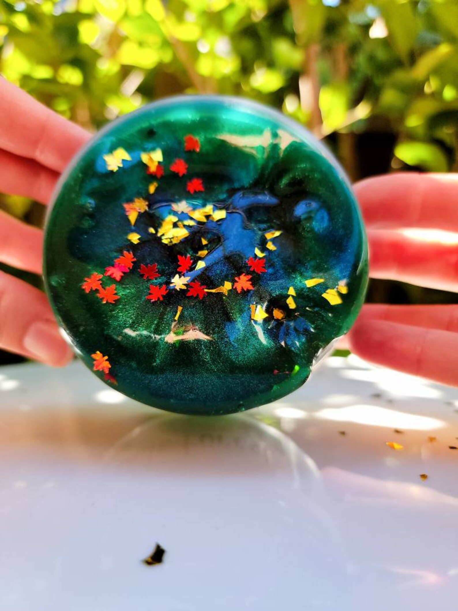 Jade Forest Chromatic Slime Metallic Slime Fall Slime - Etsy