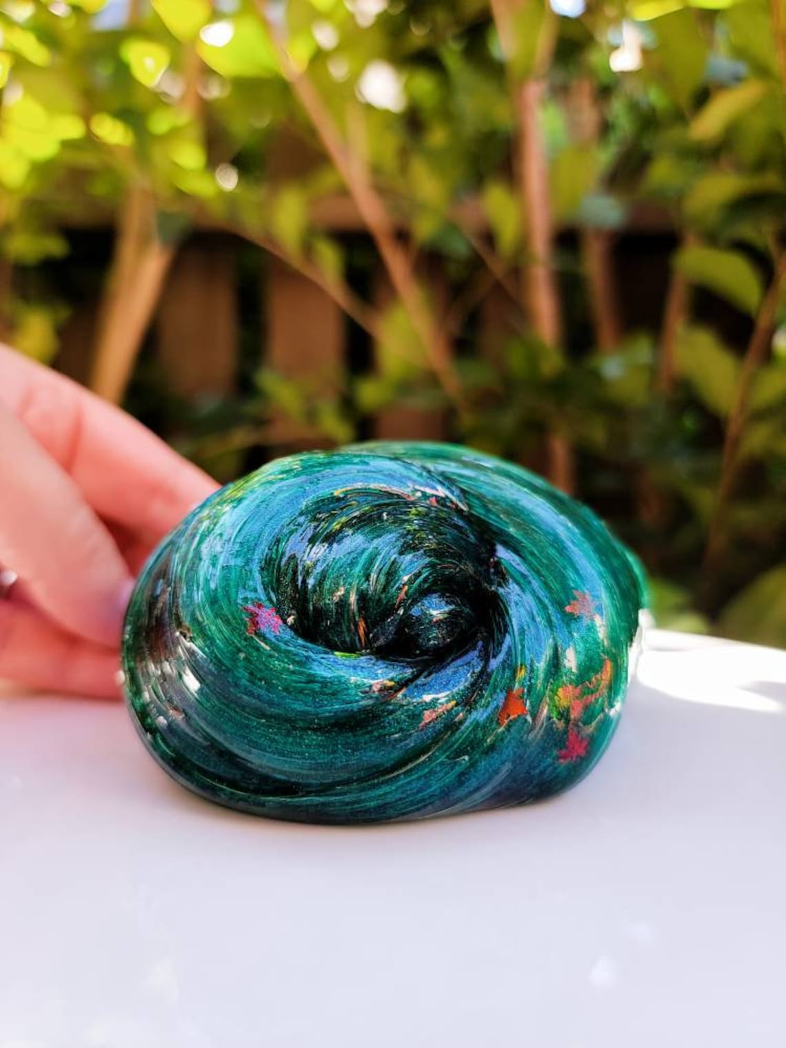 Jade Forest Chromatic Slime Metallic Slime Fall Slime - Etsy