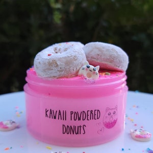 Kawaii Donuts, DIY Slime, Thick Glossy Slime, Clay Slime, Doughnut ...