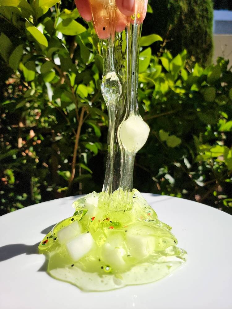 Kiwi Watermelon Refresher Jelly Cube Slime Clear Slime Gift - Etsy