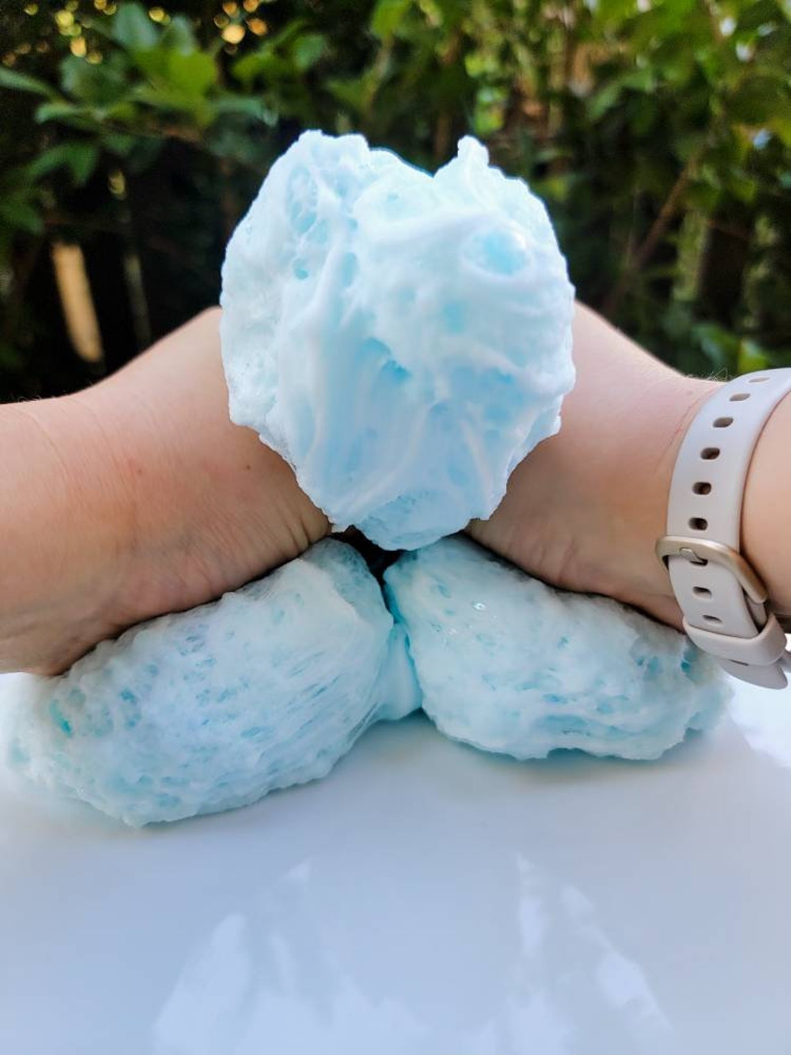 Frozen Flurry Icee Slime Cloud Slime Bingsu Slime Winter - Etsy