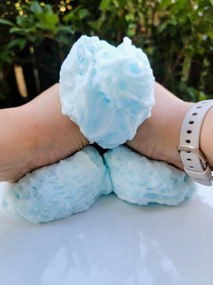 Frozen Flurry Icee Slime Cloud Slime Bingsu Slime Winter - Etsy