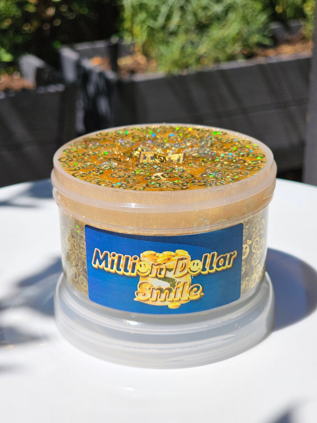 Million Dollar Smile, Glitter Bomb Slime, Sequin Bomb, Clear Coated ...