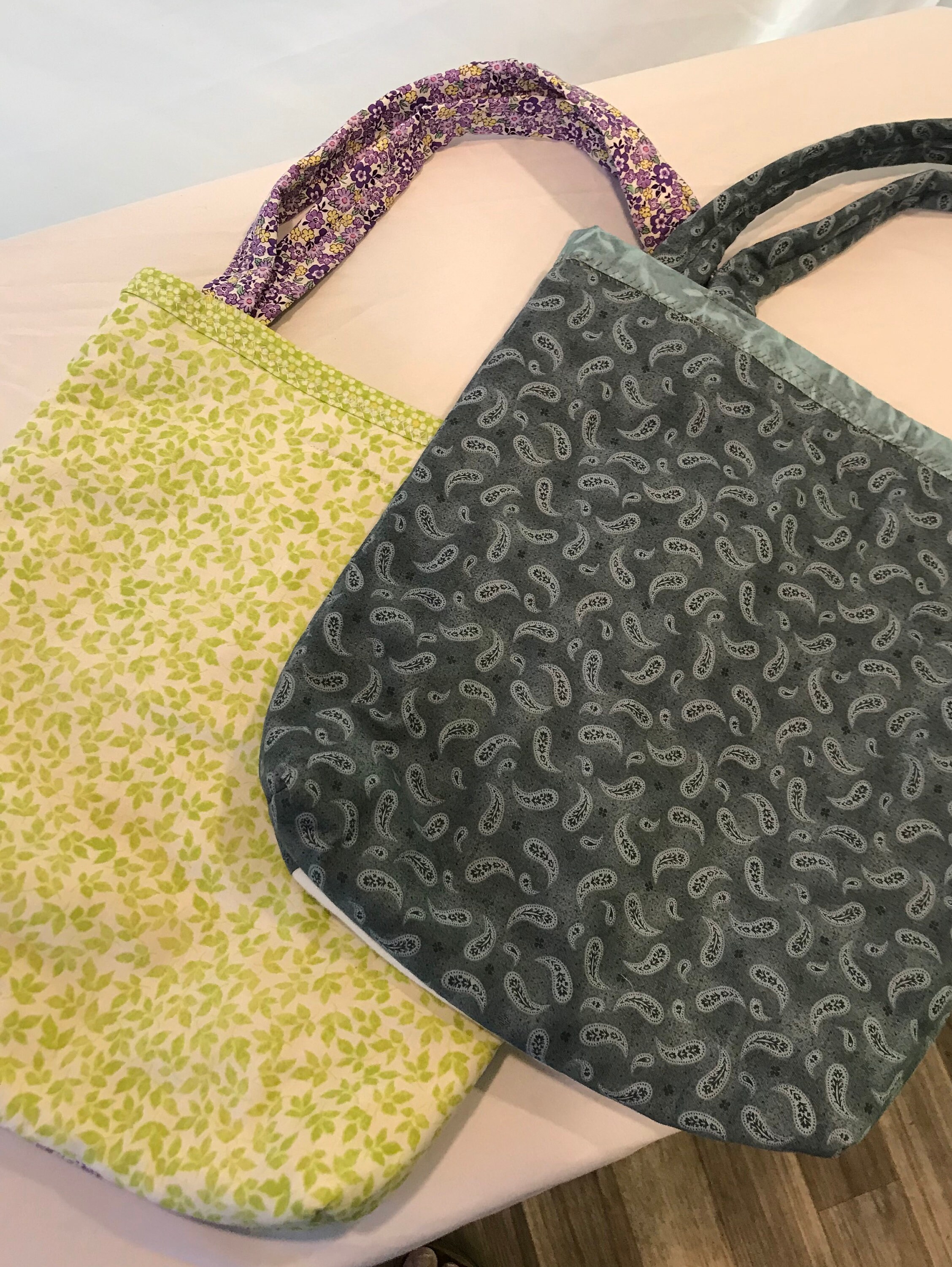 Easy Quilt Block Tote Bag SEWING PATTERN, Project Bag, Knitting Bag ...
