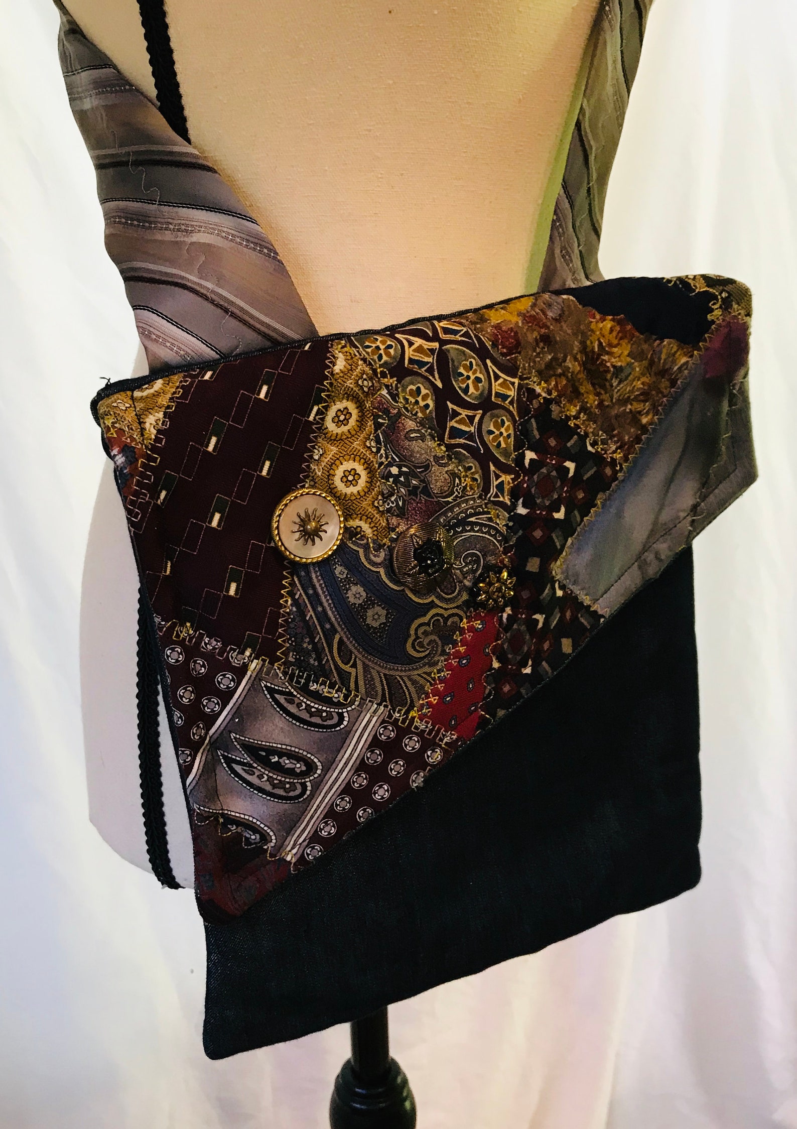 Quilted Flap Tie Bag,purse,crossbody PDF SEWING PATTERN Instant ...