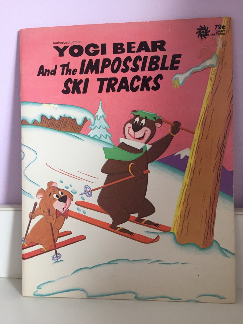 Vintage Yogi the Bear Children's Book/ 1974 Hanna Barbera Yogi Bear Book/ Hanna Barbera ...
