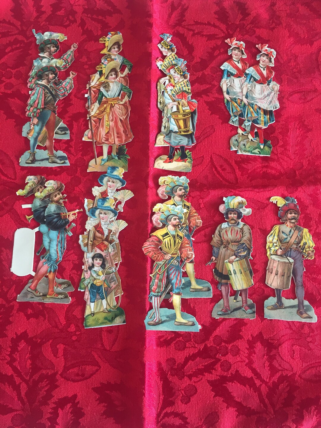 Vintage Victorian Paper Cut Outs: Scrapbooking People Figures - Etsy