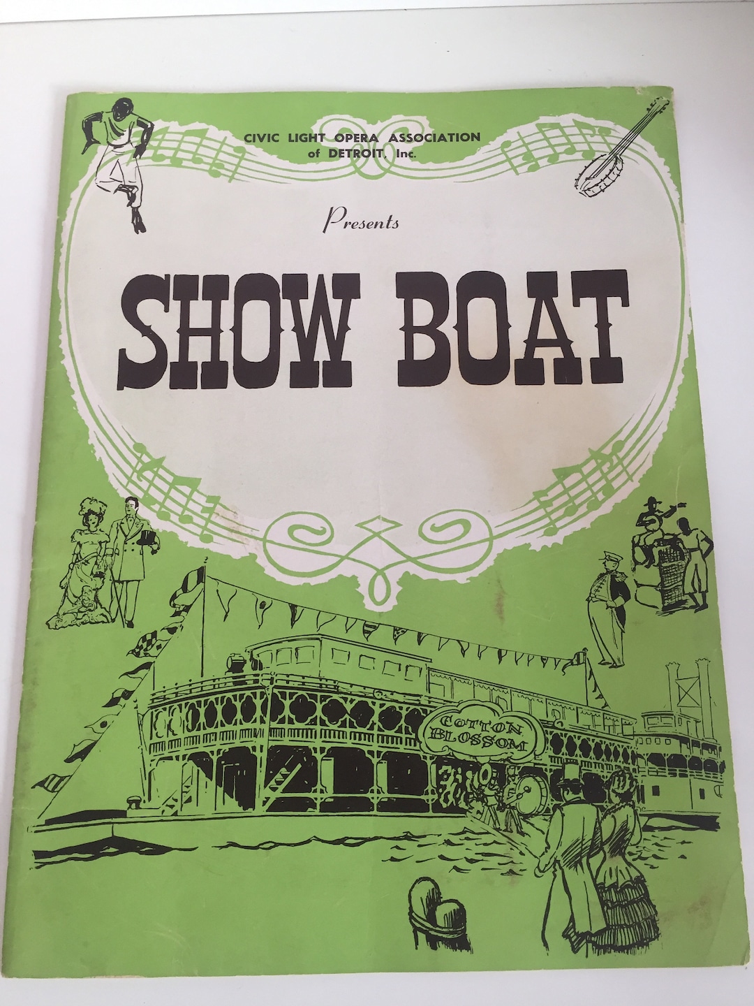 Vintage Musical Program SHOWBOAT/ Musical Programs / Musical Ephemera ...