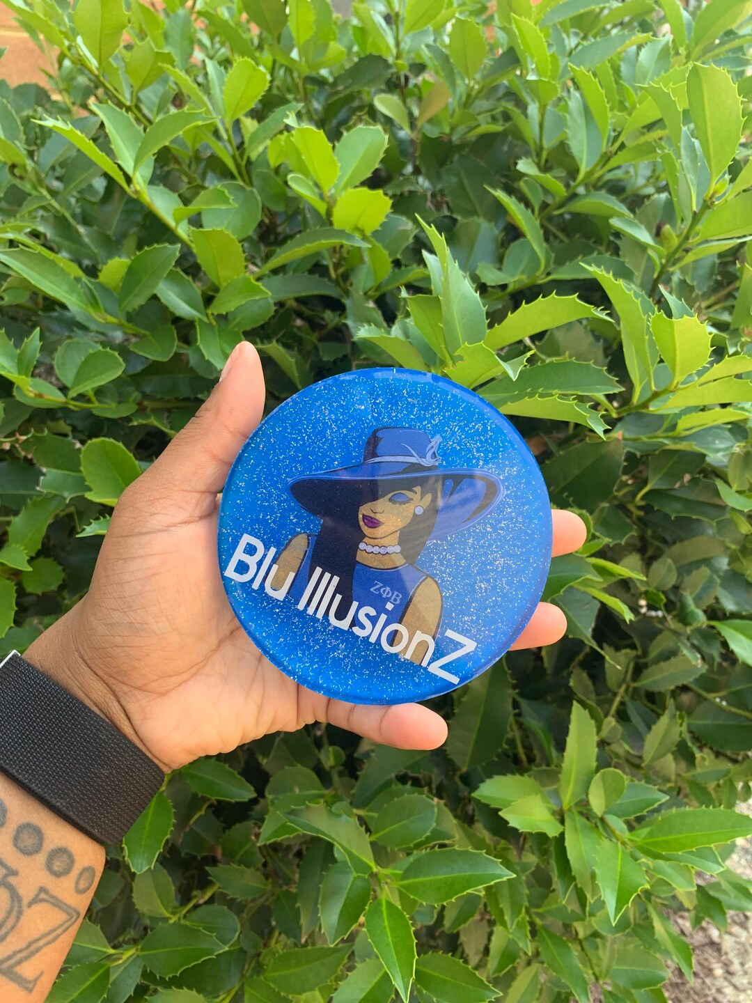 Zeta Phi Beta Sorority Finer Woman Coaster - Customize With Your Name ...