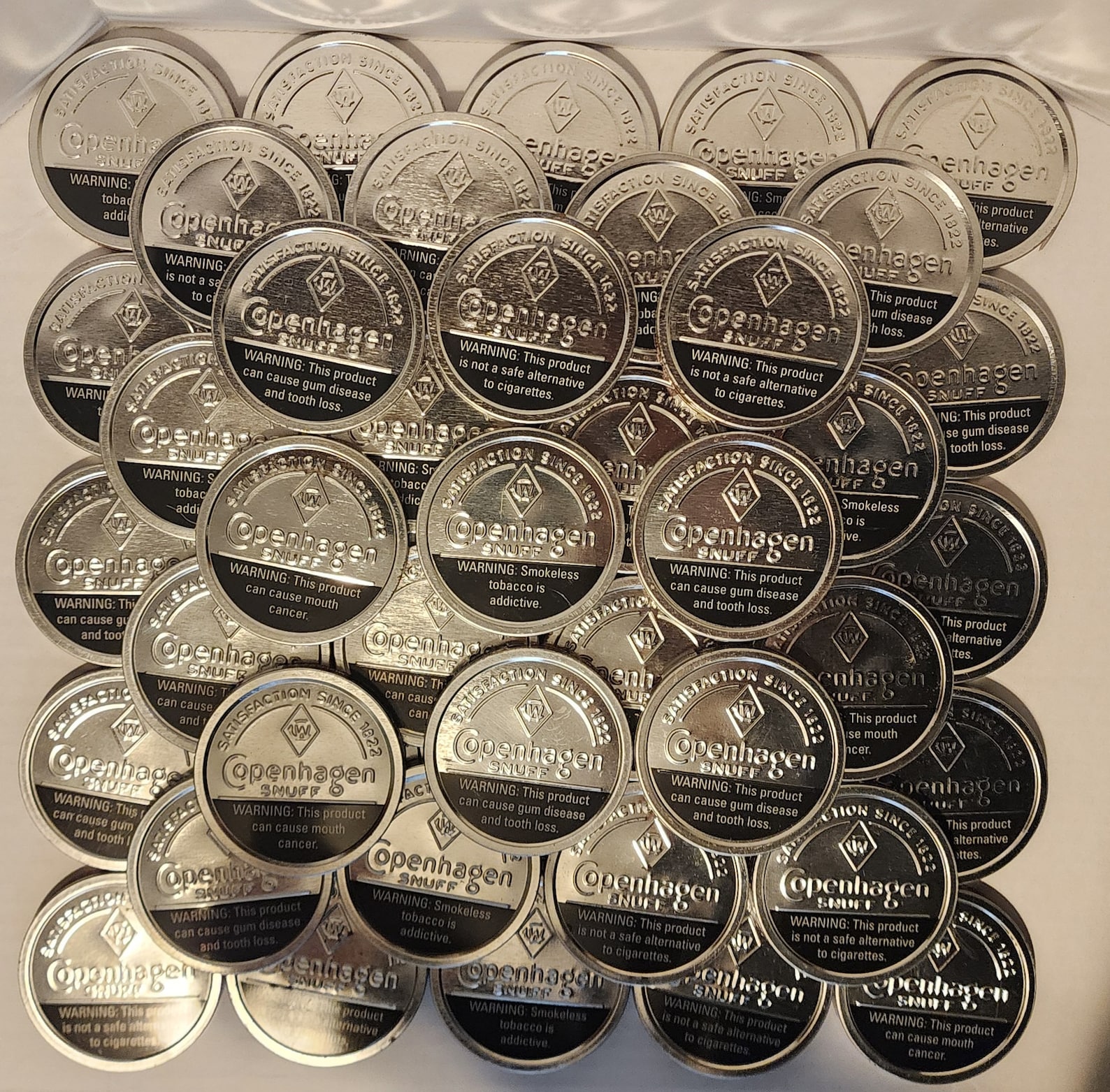 50 Copenhagen Original Snuff Lids - Etsy
