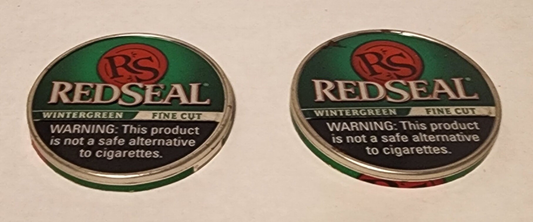 50 Redseal Wintergreen Fine Cut Lids - Etsy