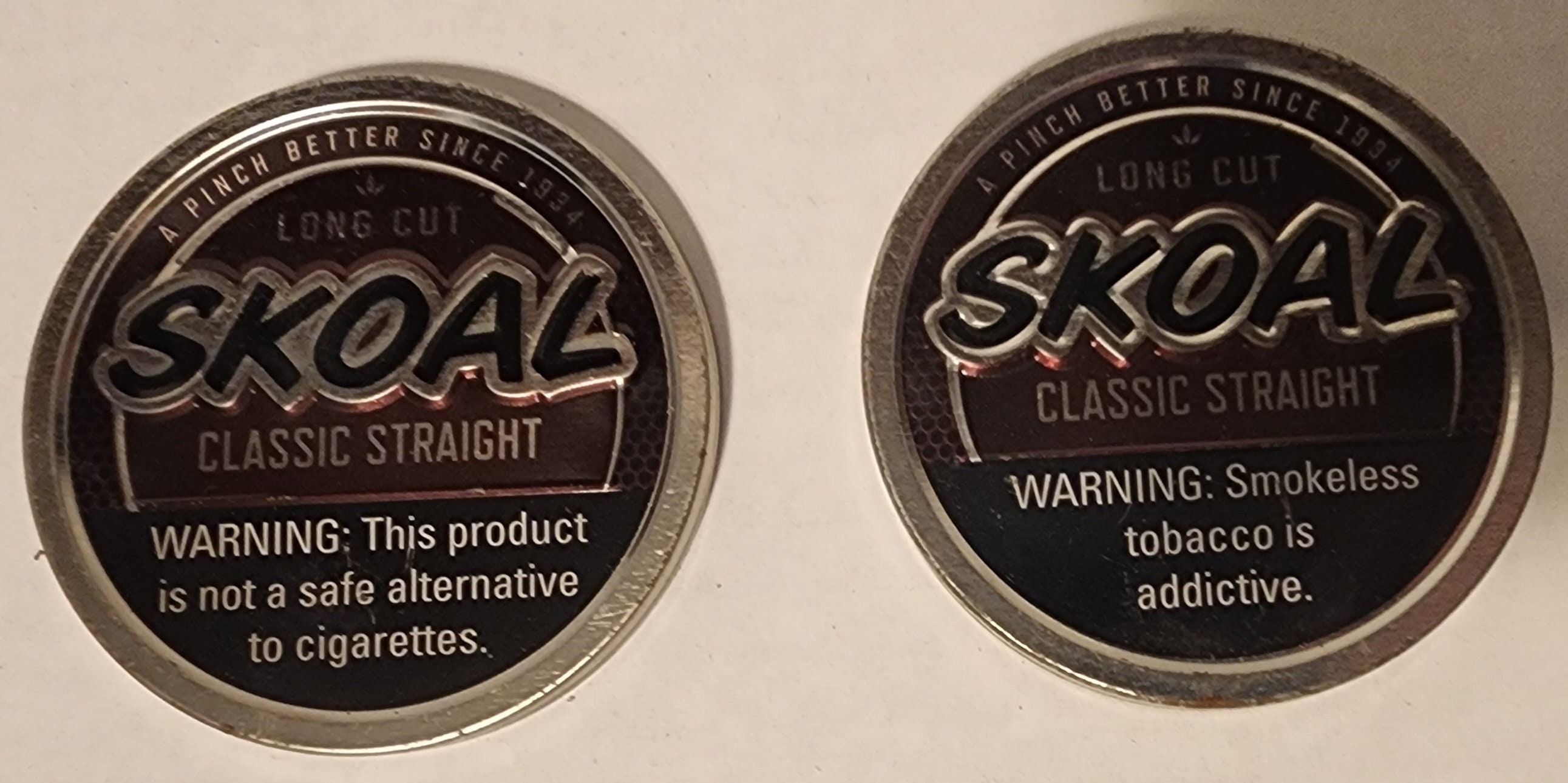 50 Skoal Classic Straight Long Cut Lids - Etsy