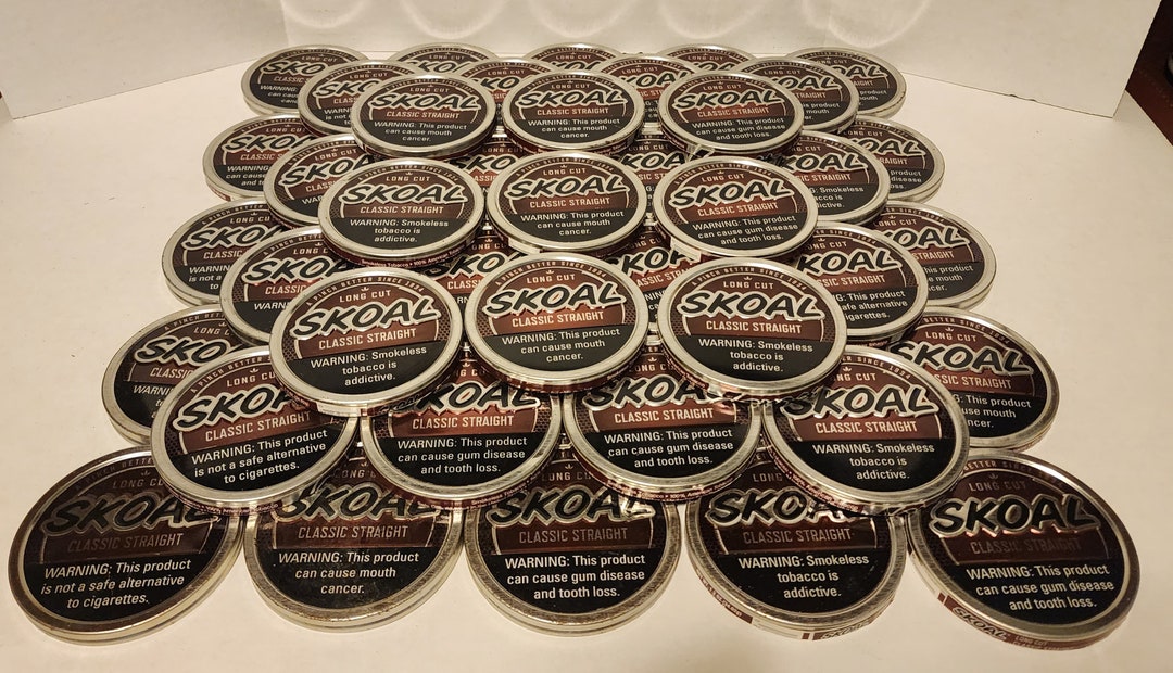 50 Skoal Classic Straight Long Cut Lids - Etsy