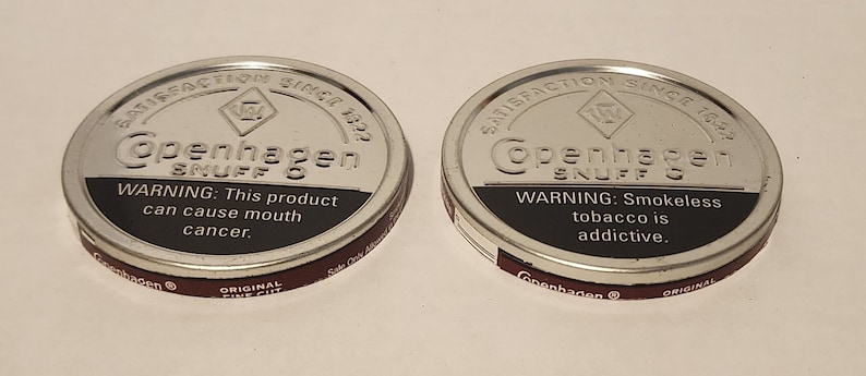 50 Copenhagen Original Snuff Lids - Etsy