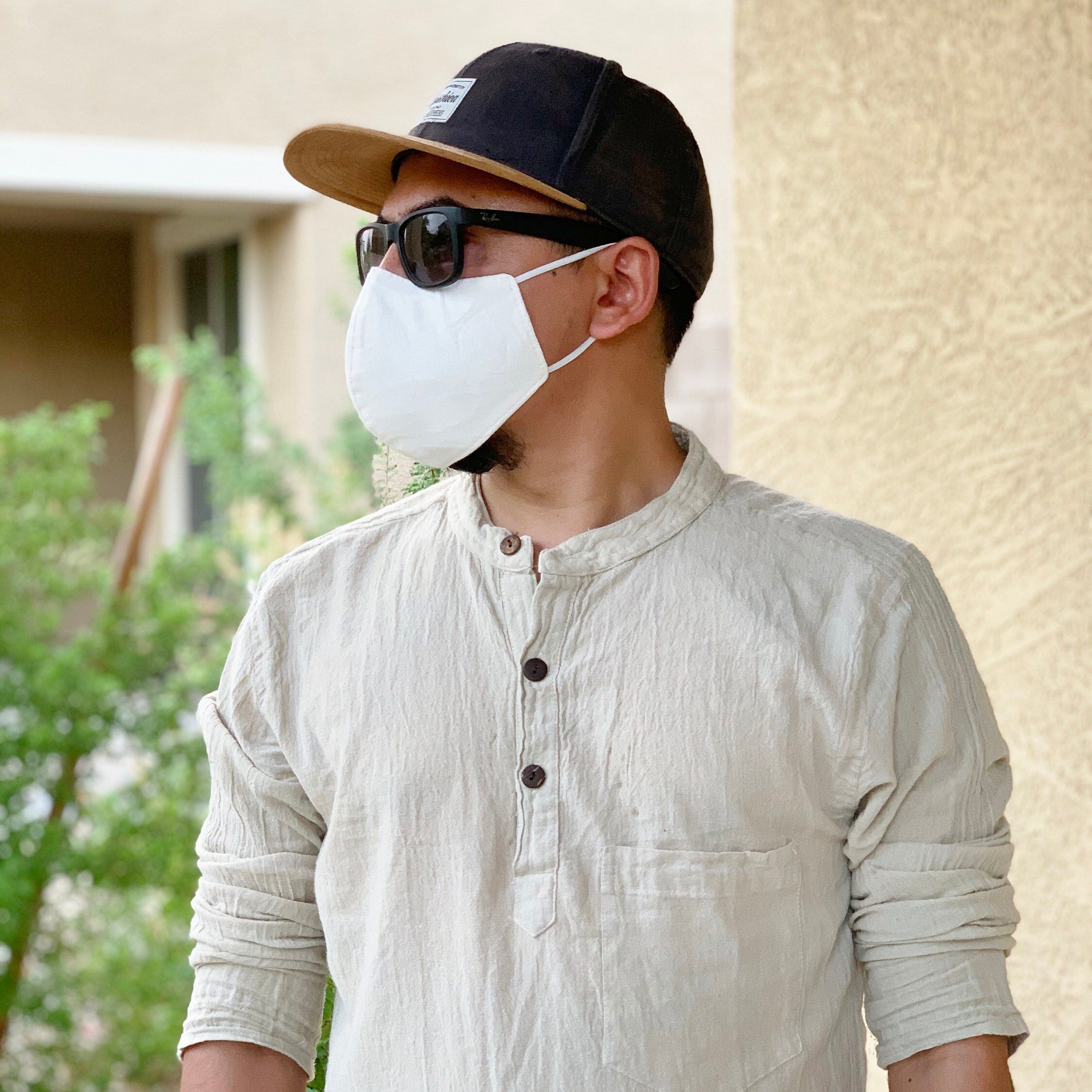 100% Organic Bamboo Mask With Filter Resuable Mask Washable | Etsy