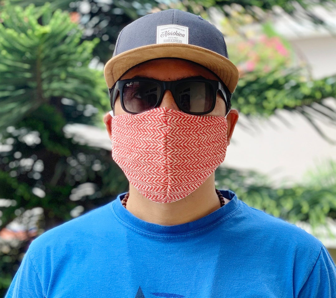 Organic Hemp Mask With Filter, Resuable Mask, Washable Mask, Mask Men ...
