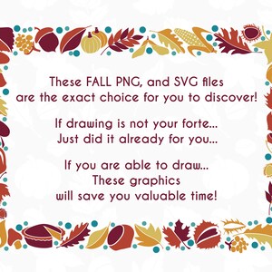 Green Fall Numbers SVG Clipart. Autumn Elements Graphic Design PNG Clip ...