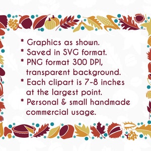 Green Fall Numbers SVG Clipart. Autumn Elements Graphic Design PNG Clip ...