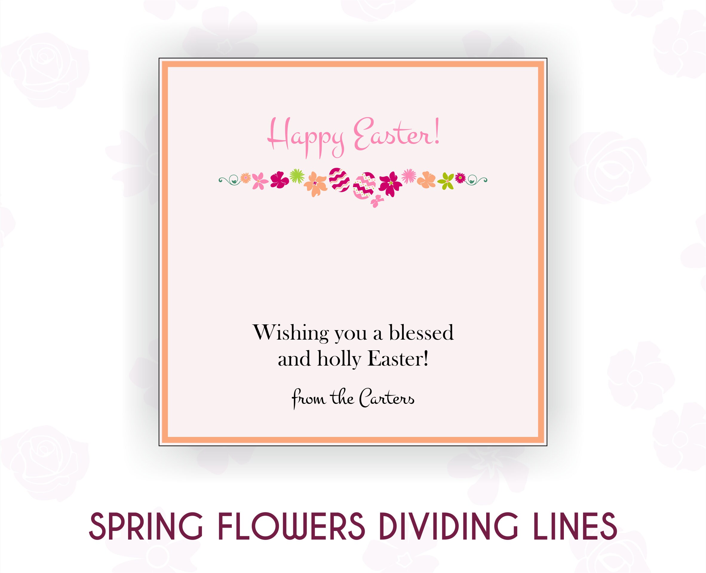 Decorative Floral Elements PNG Dividing Lines. Spring Hand-drawn SVG ...