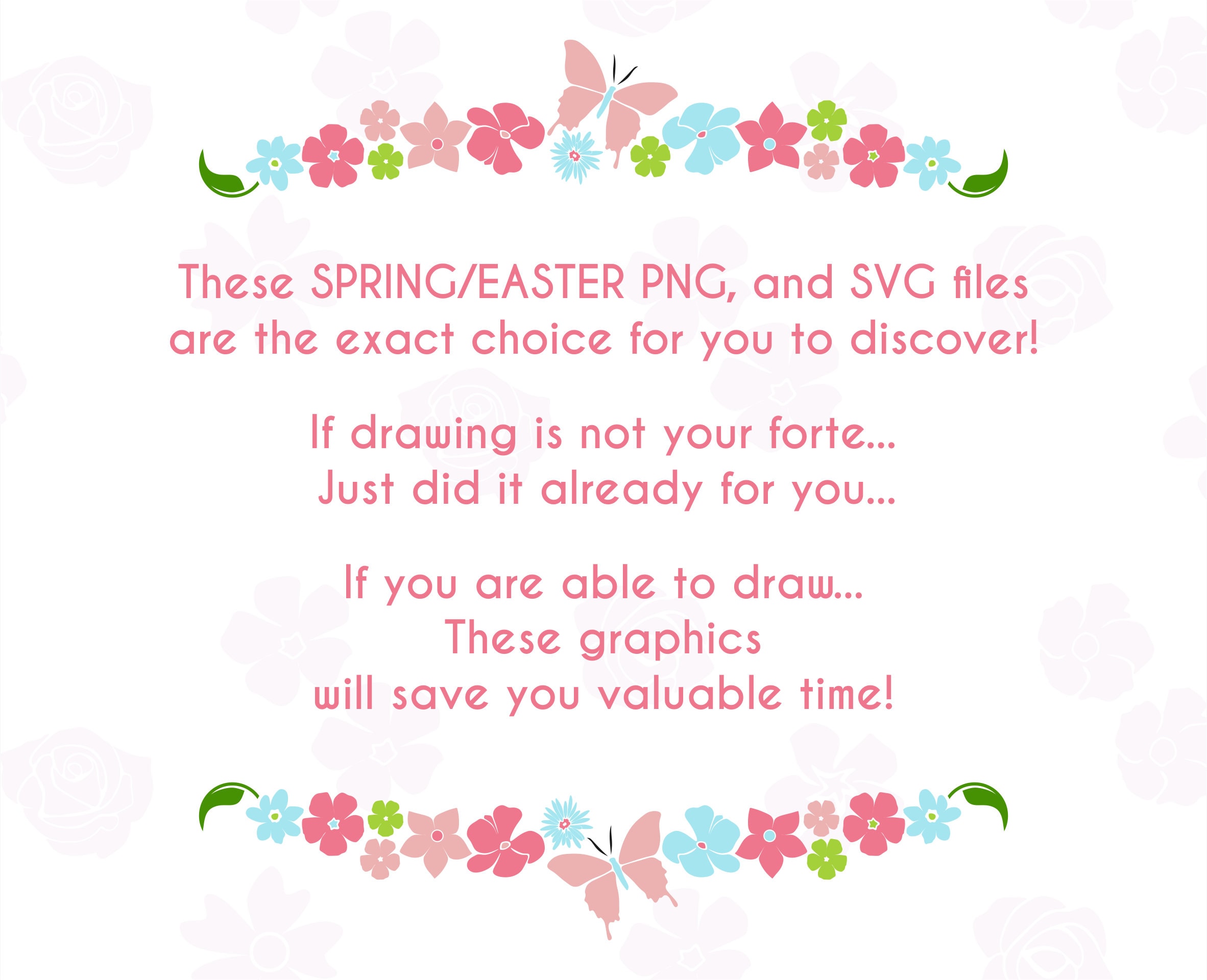 Flourishes Spring PNG Borders. Flowers Colorful Frame Clipart. Floral ...