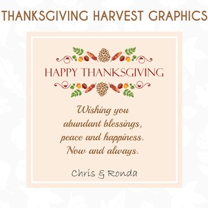 Thanksgiving Fall SVG Graphic Borders. Autumn Clip Art Decorative ...