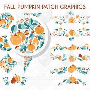 Pumpkin Patch Fall PNG Clipart. Pumpkin Harvest Autumn Clip - Etsy