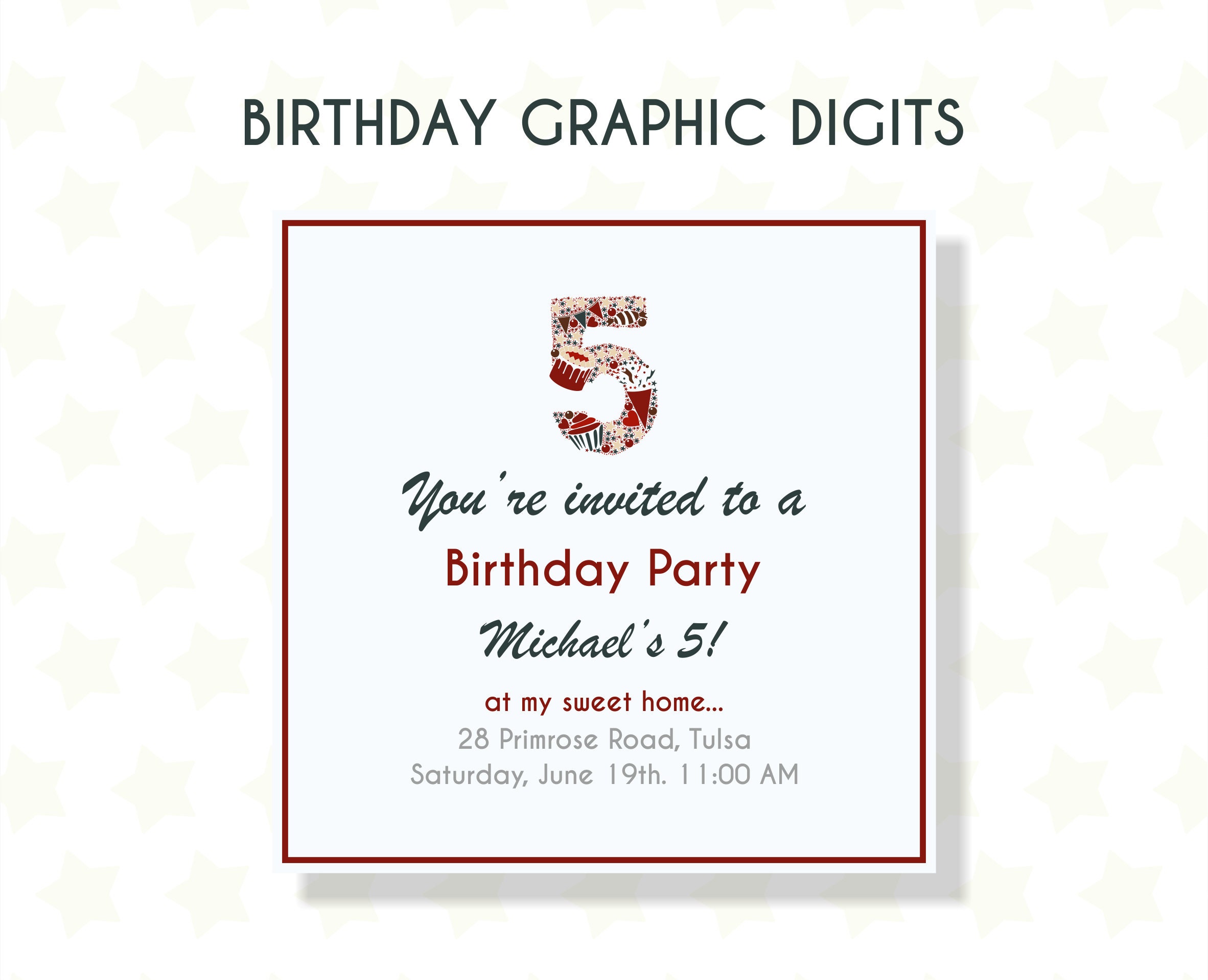 Birthday Numbers PNG and SVG Clipart. 0-9 Birthday Digits Clip Art ...