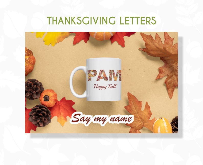 Thanksgiving Fall Letters PNG Clipart. Harvest Colorful ABC Alpha Set ...