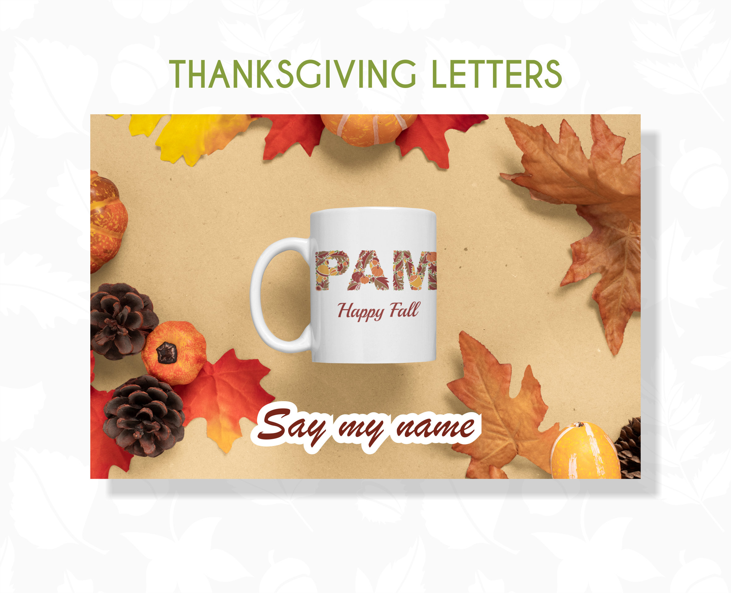 Thanksgiving Fall Letters PNG Clipart. Harvest Colorful ABC Alpha Set ...