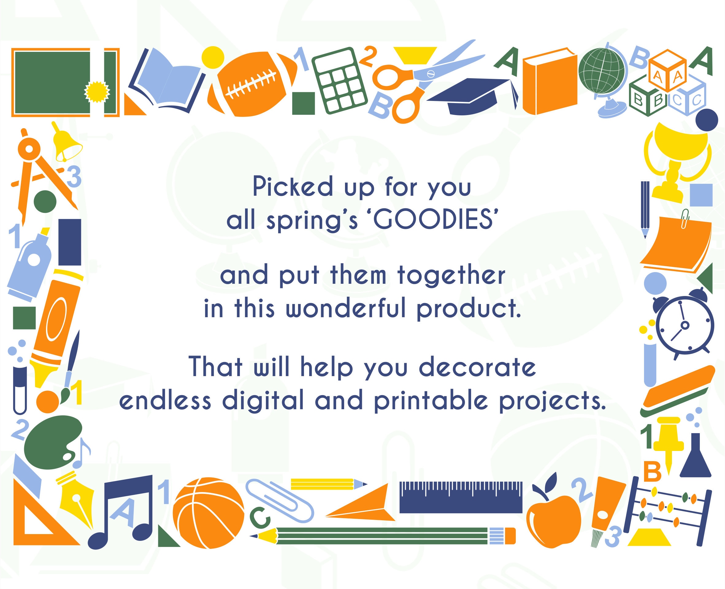 Kindergarten Colorful PNG Frames. Teacher's Graphic Rectangle SVG ...