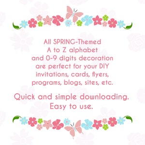 Floral PNG Vivid Alphabet Letters. Blooming Clipart Alpha Set ...